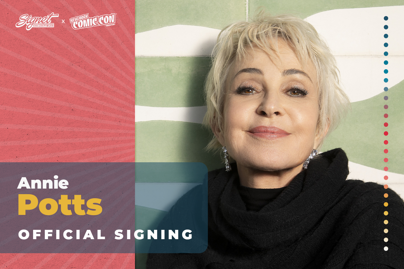 Annie Potts Autograph Pre-Order | Official Signing | New York Comic Con ...