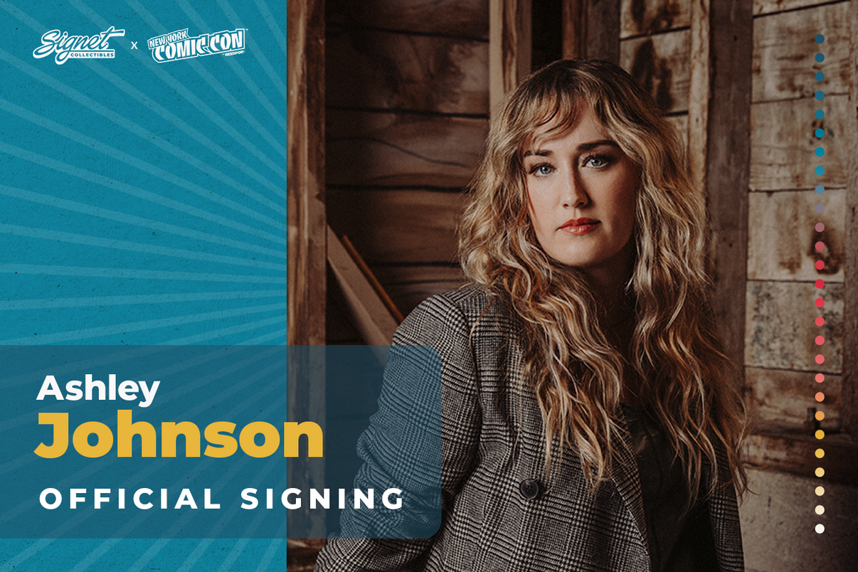 Ashley Johnson Autograph Pre-Order | Official Signing | New York Comic ...