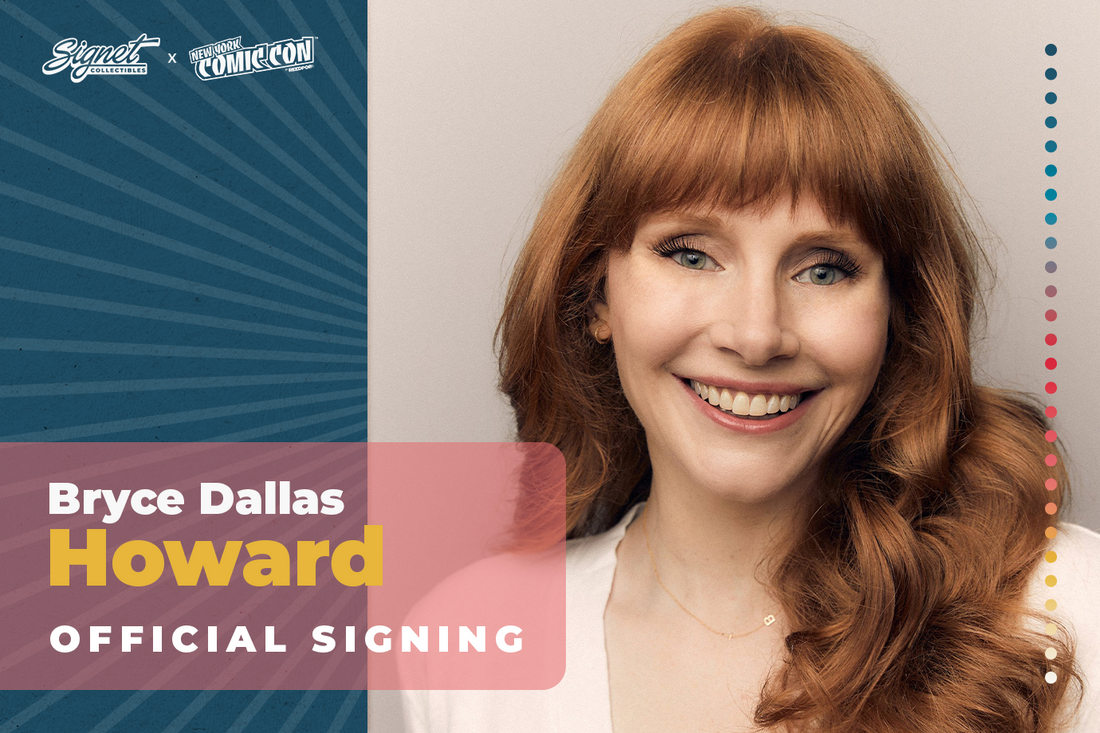 Bryce Dallas Howard Autograph Pre‑Order | Official Signing | NYCC ...