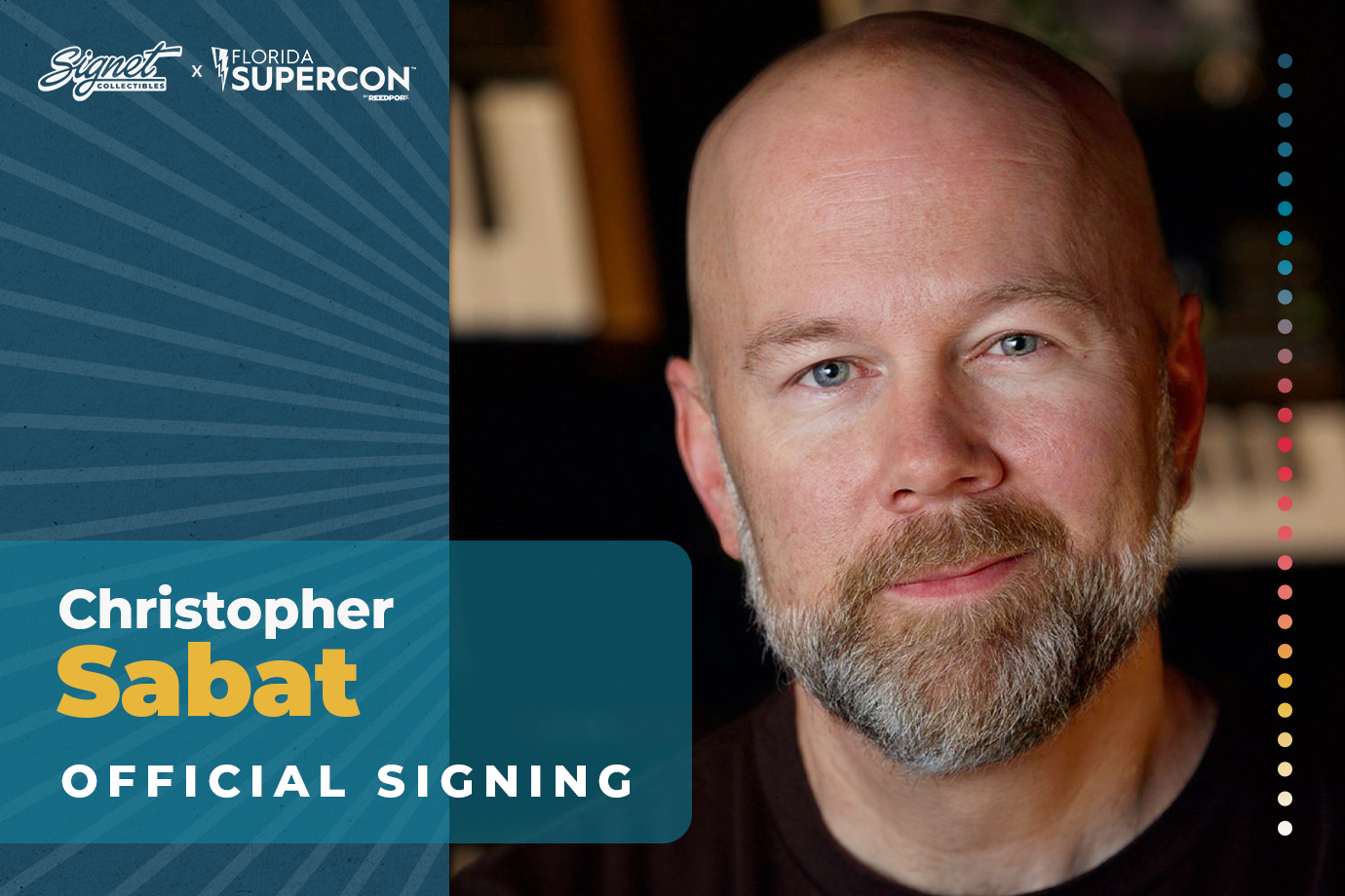 Christopher Sabat Autograph Pre-Order | Official Signing | Florida ...