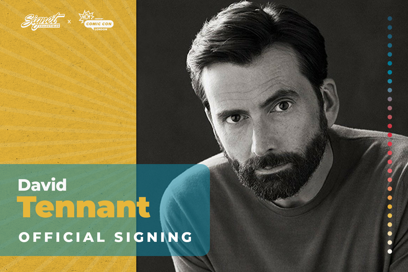 David Tennant Autograph Pre-Order | Official Signing | MCM London ...