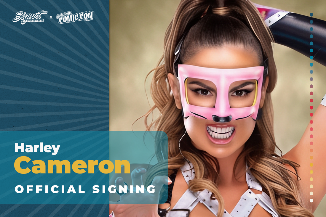 Harley Cameron Autograph Pre-Order | Official Signing | New York Comic ...