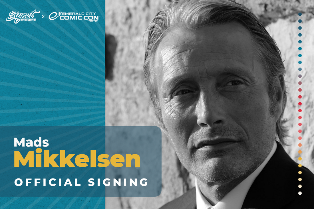 Mads Mikkelsen Autograph Pre-Order - ECCC – Signet Collectibles