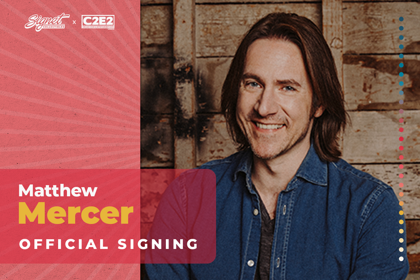 Matthew Mercer Autograph Pre-Order - C2E2 – Signet Collectibles