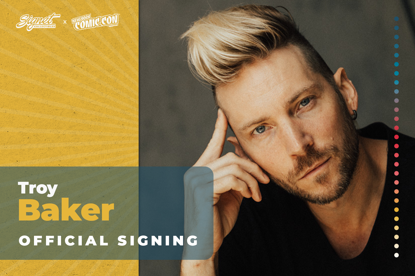 Troy Baker Autograph Pre-Order | Official Signing | New York Comic Con ...