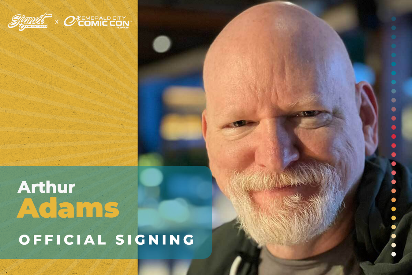 Arthur Adams Autograph Pre-Order | Official Signing | ECCC – Signet ...