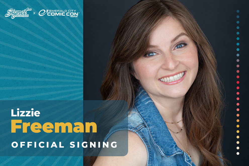 Lizzie Freeman Autograph Pre-Order | Official Signing | ECCC – Signet Collectibles