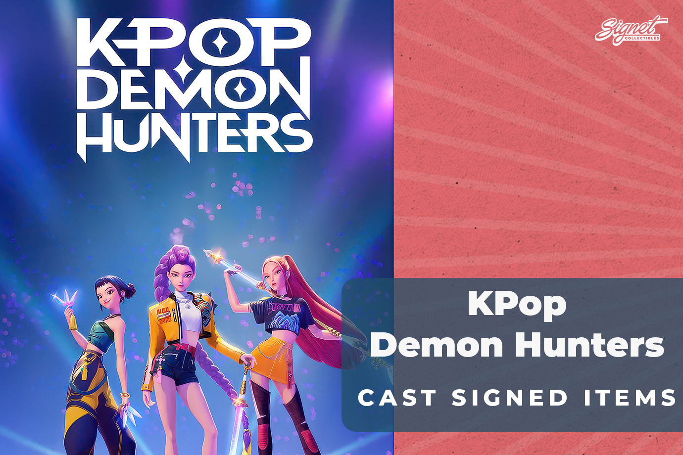KPop Demon Hunters Cast Autographs | Signed Photos – Signet Collectibles