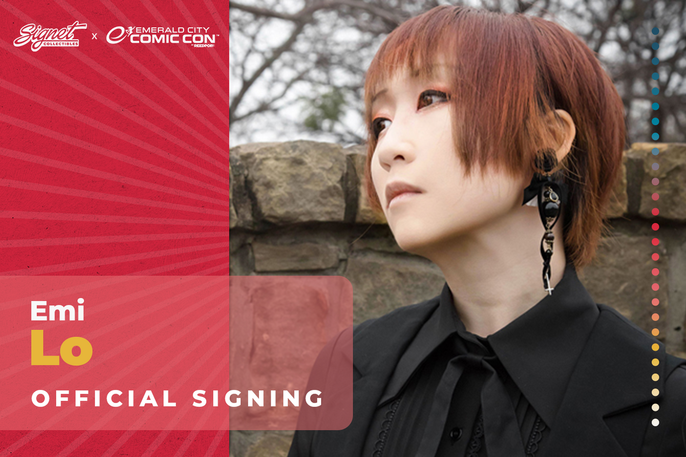 Emi Lo Autograph Pre-Order | Official Signing | ECCC – Signet Collectibles