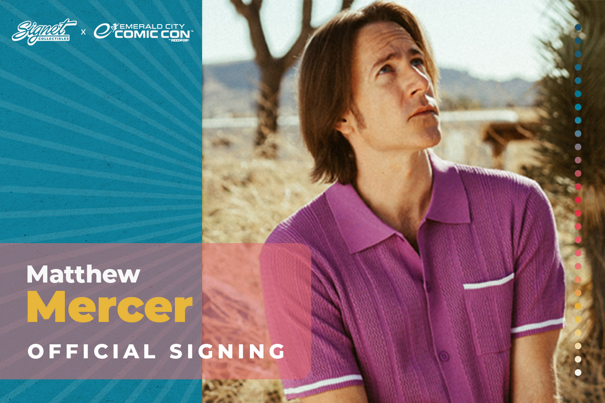 Matthew Mercer Autograph Pre‑Order | Official Signing | ECCC – Signet ...