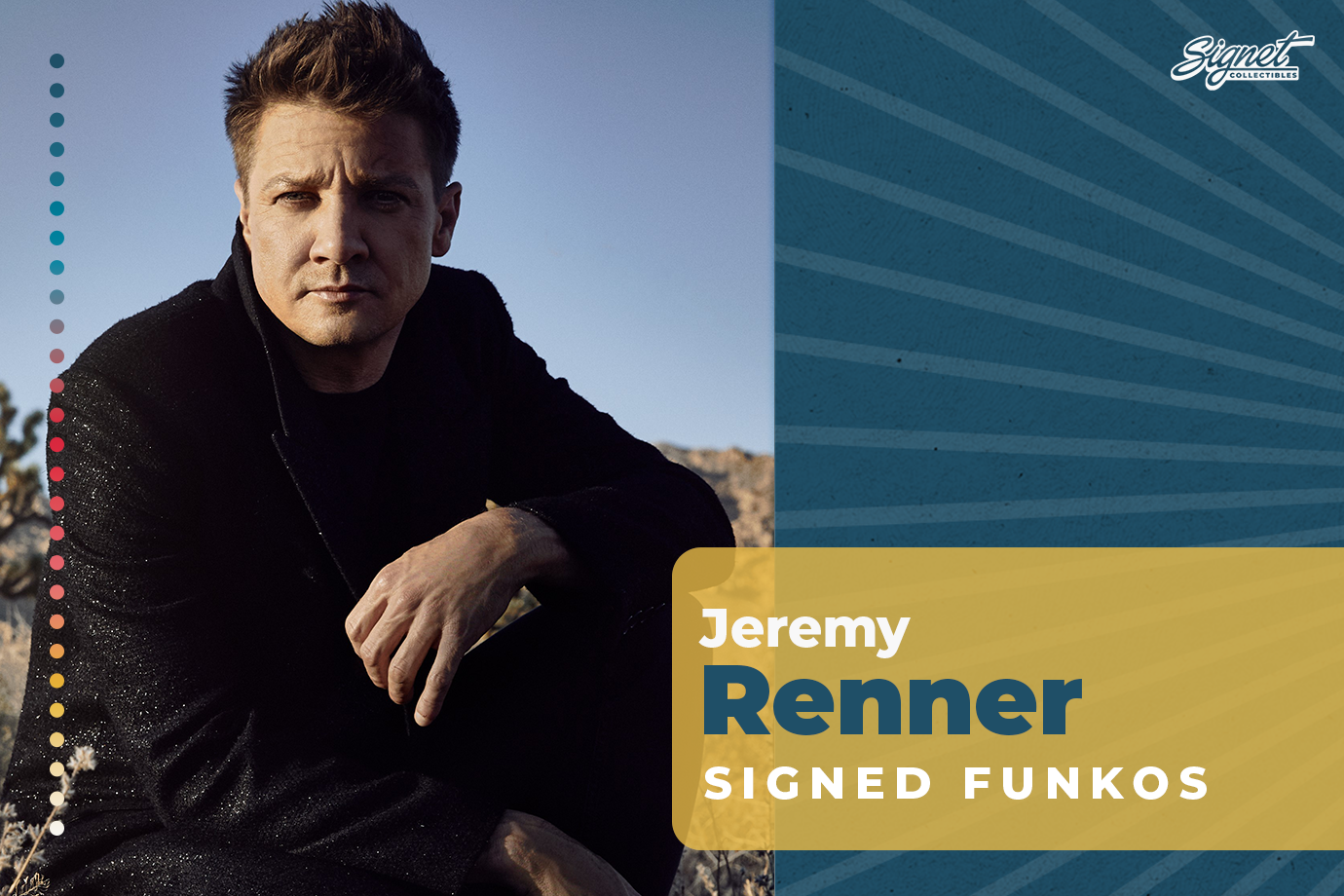 Jeremy Renner Signed Funko Pop | Marvel Hawkeye Autograph – Signet ...