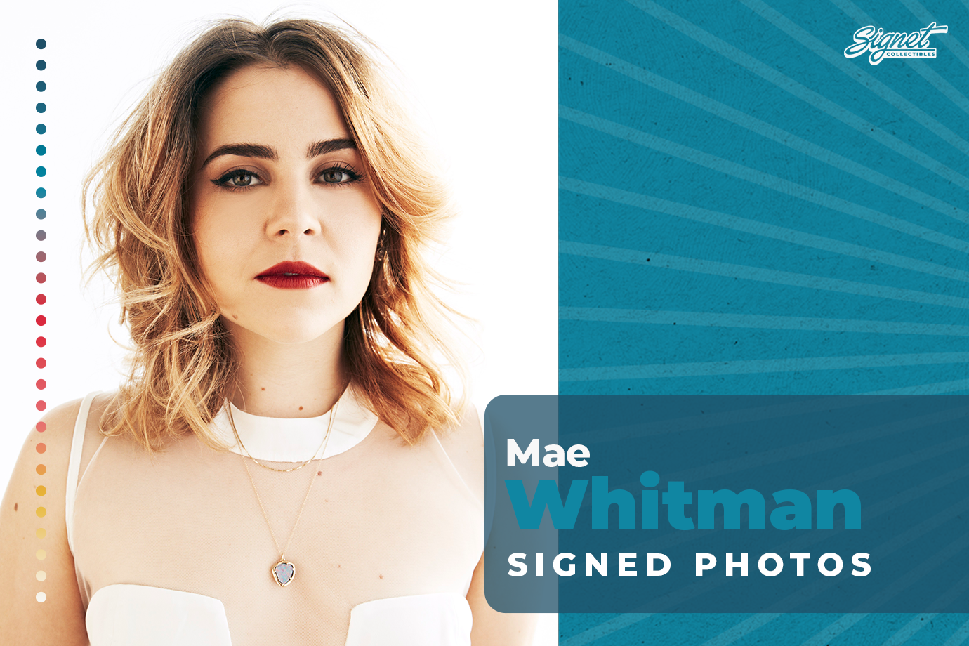 Mae Whitman Signed Photos | Authentic Autographs In Stock – Signet ...
